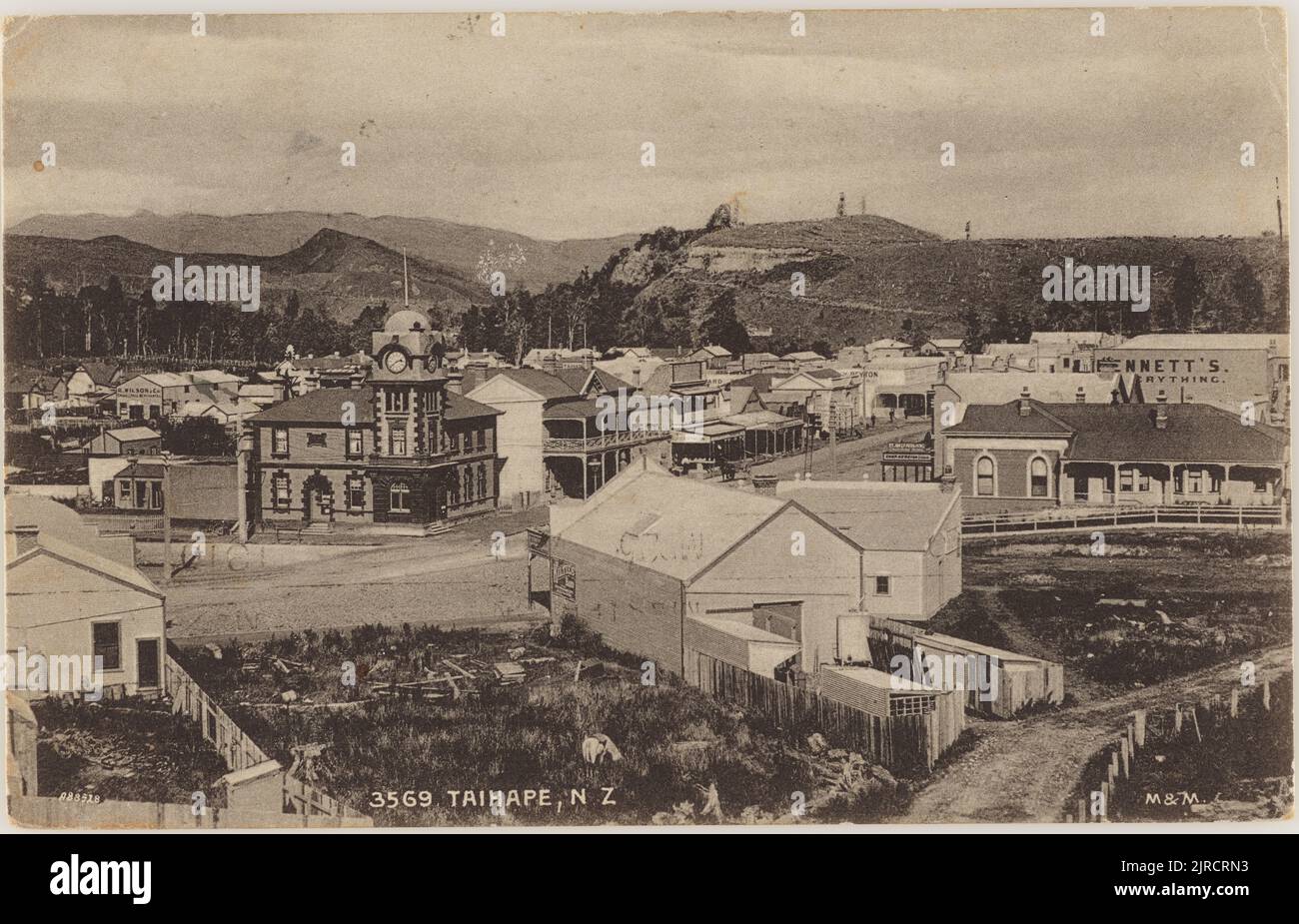Taihape, New Zealand, 1909, Taihape, by Muir & Moodie Stock Photo - Alamy