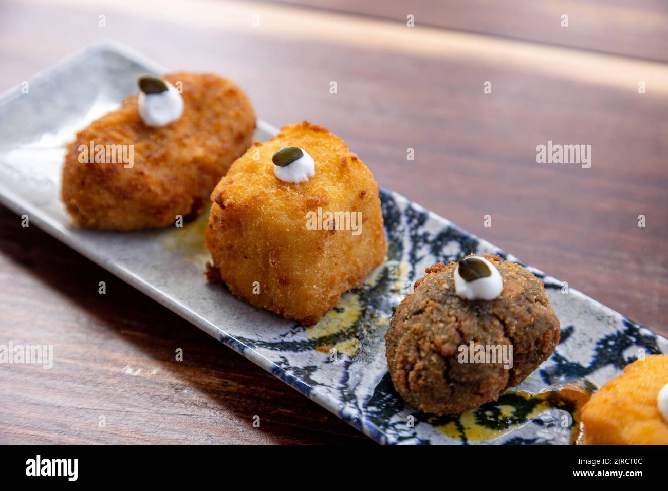 A closeup of delicious traditional food in a restaurant Stock Photo - Alamy