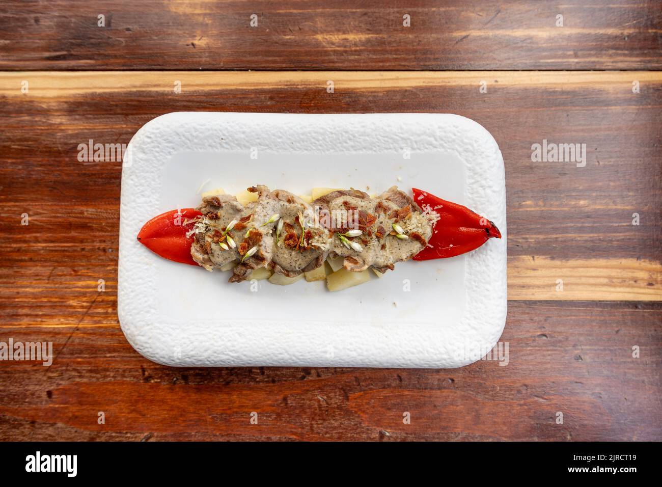 A closeup of delicious traditional food in a restaurant Stock Photo - Alamy