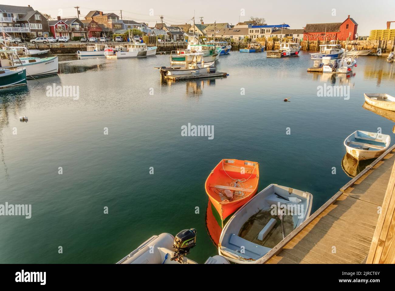 The historic fishing village of Rockport, Mass. is a popular tourist ...