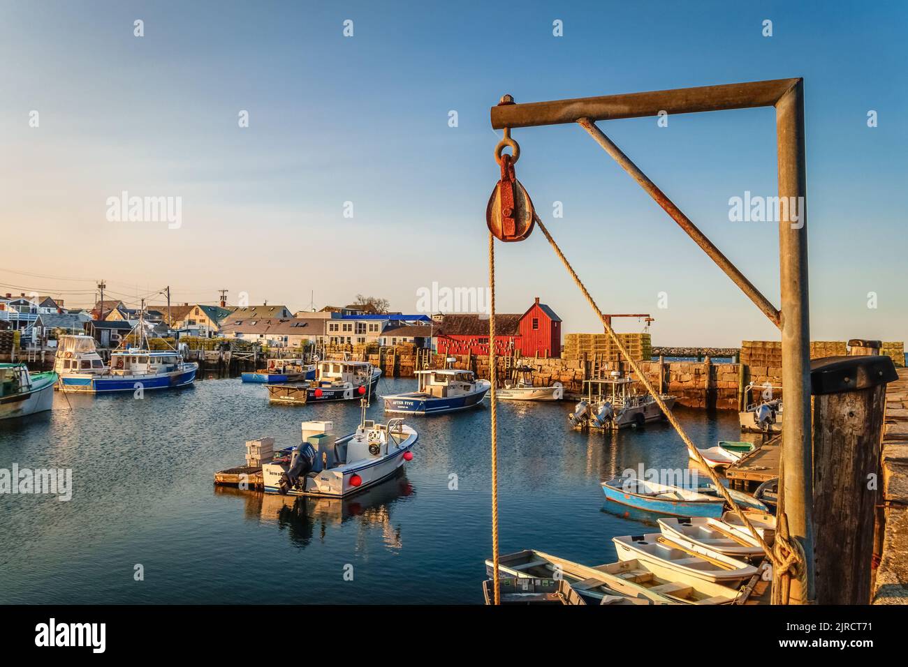 The historic fishing village of Rockport, Mass. is a popular tourist ...