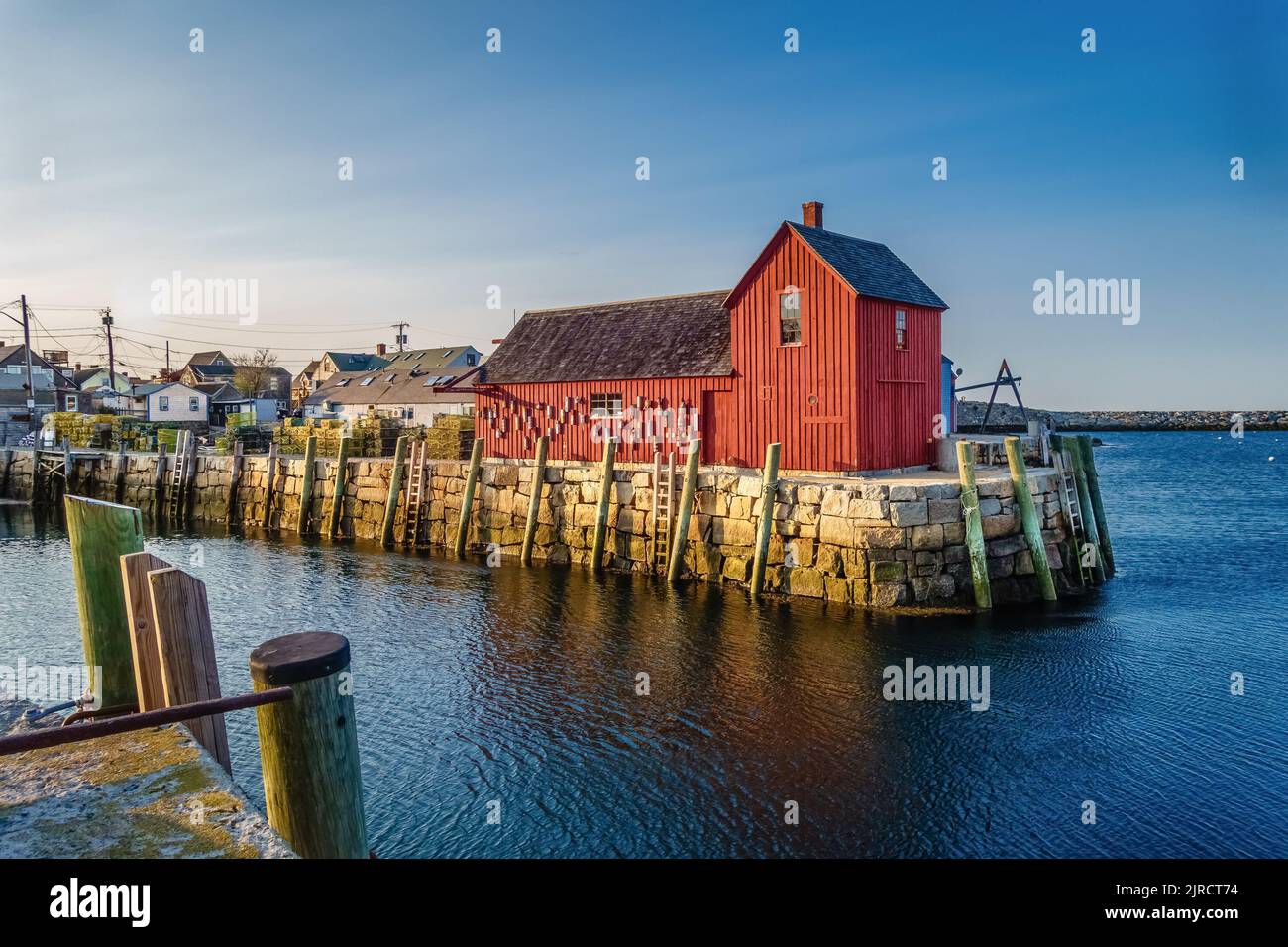The historic fishing village of Rockport, Mass. is a popular tourist ...