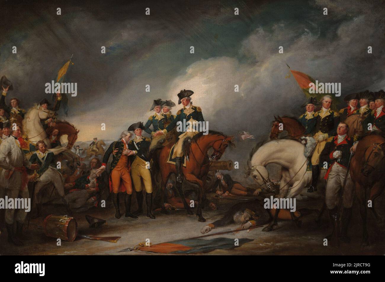 The capture of the hessians at trenton hi-res stock photography and ...