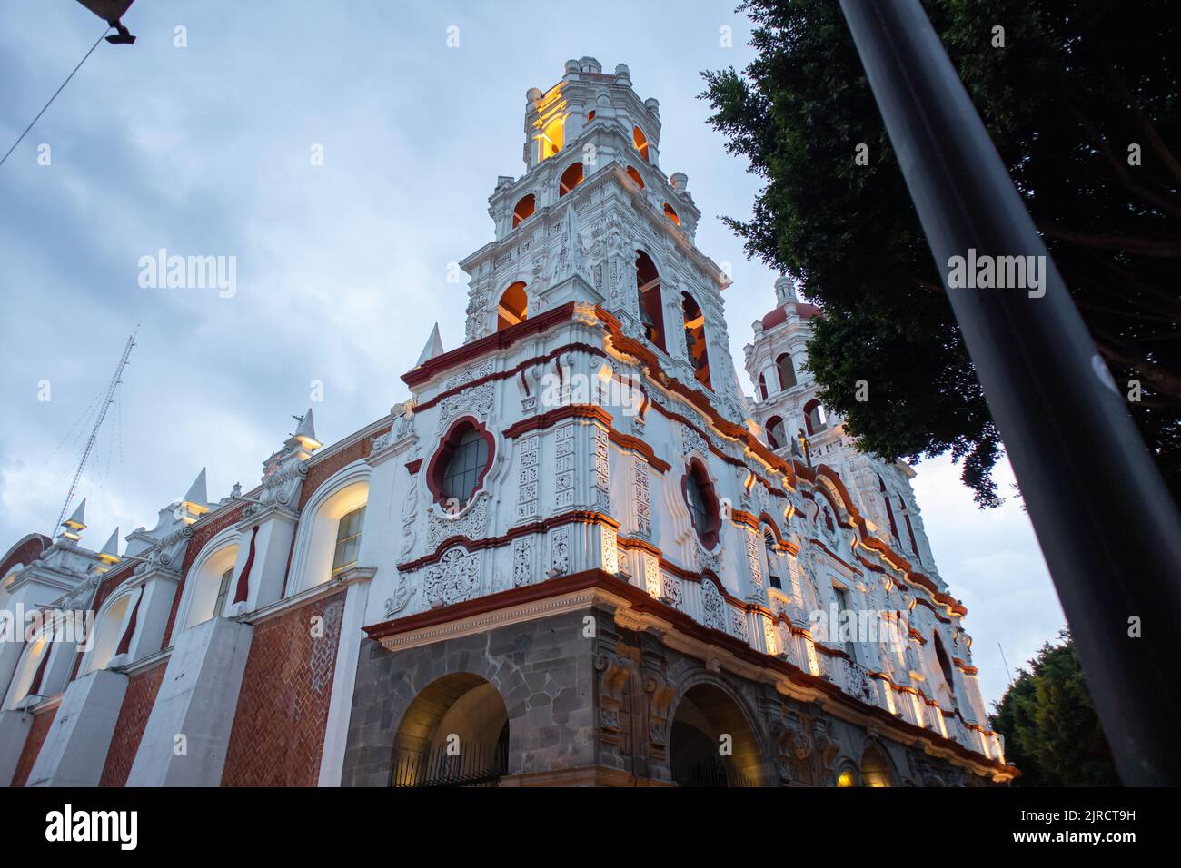 Puebla city, Puebla, Mexico, August 08 2022: The Carolino Building in ...