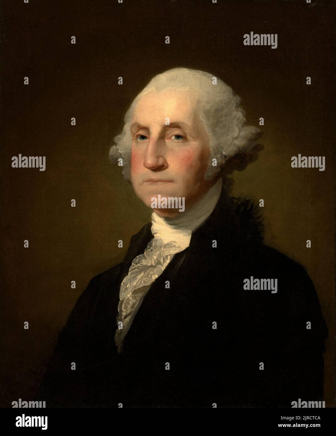 The Williamstown Portrait of George Washington, painted by Gilbert ...