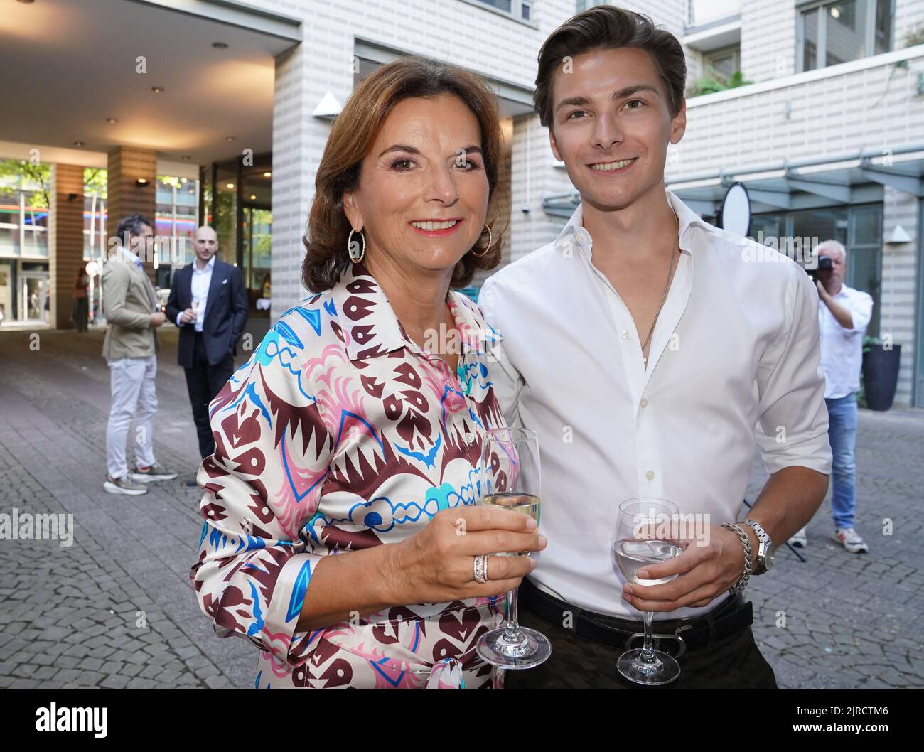 Hamburg, Germany. 23rd Aug, 2022. Claudia Obert, entrepreneur, and her ...