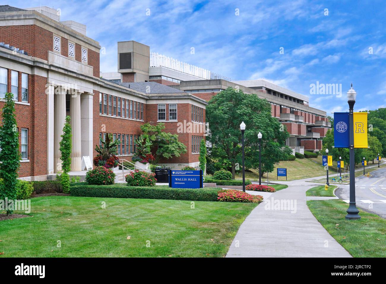 Rochester, New York State - The campus of the University of Rochester ...