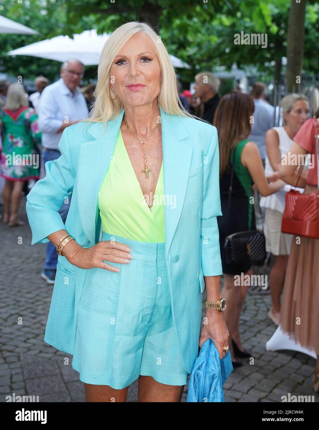 Hamburg, Germany. 23rd Aug, 2022. Marion Fedder, entrepreneur, comes to ...