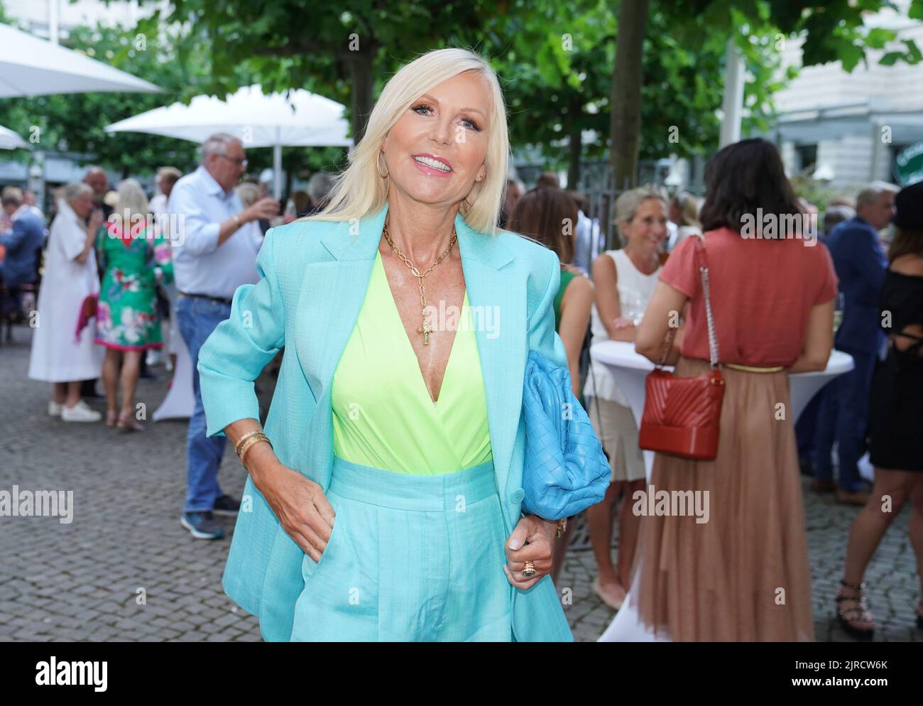 Hamburg, Germany. 23rd Aug, 2022. Marion Fedder, entrepreneur, comes to ...