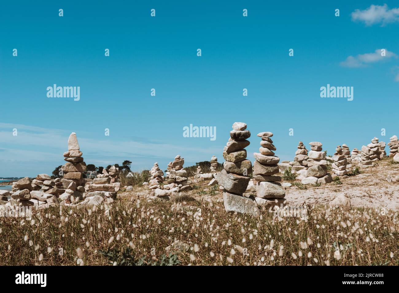 Rock cairn beach hi-res stock photography and images - Alamy