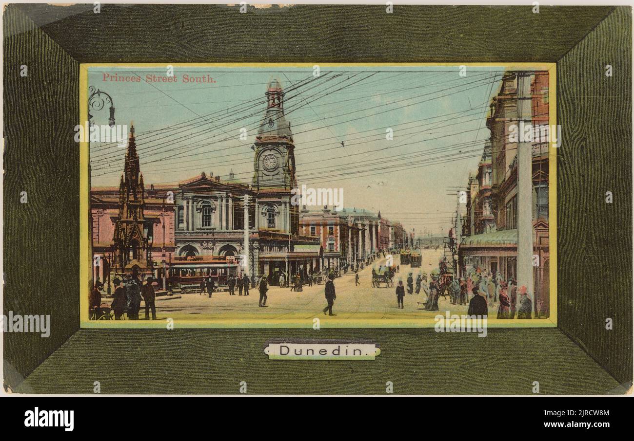 Princes Street South, Dunedin, 1904-1915, Dunedin, by Muir & Moodie ...
