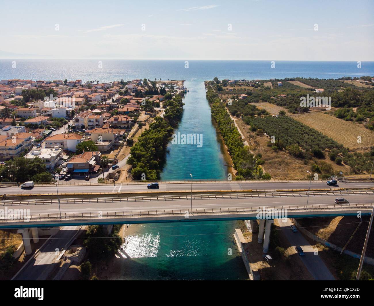 Canal of Nea Potidea - Halkididki Greece, Potidea channel (Nea Potidea ...