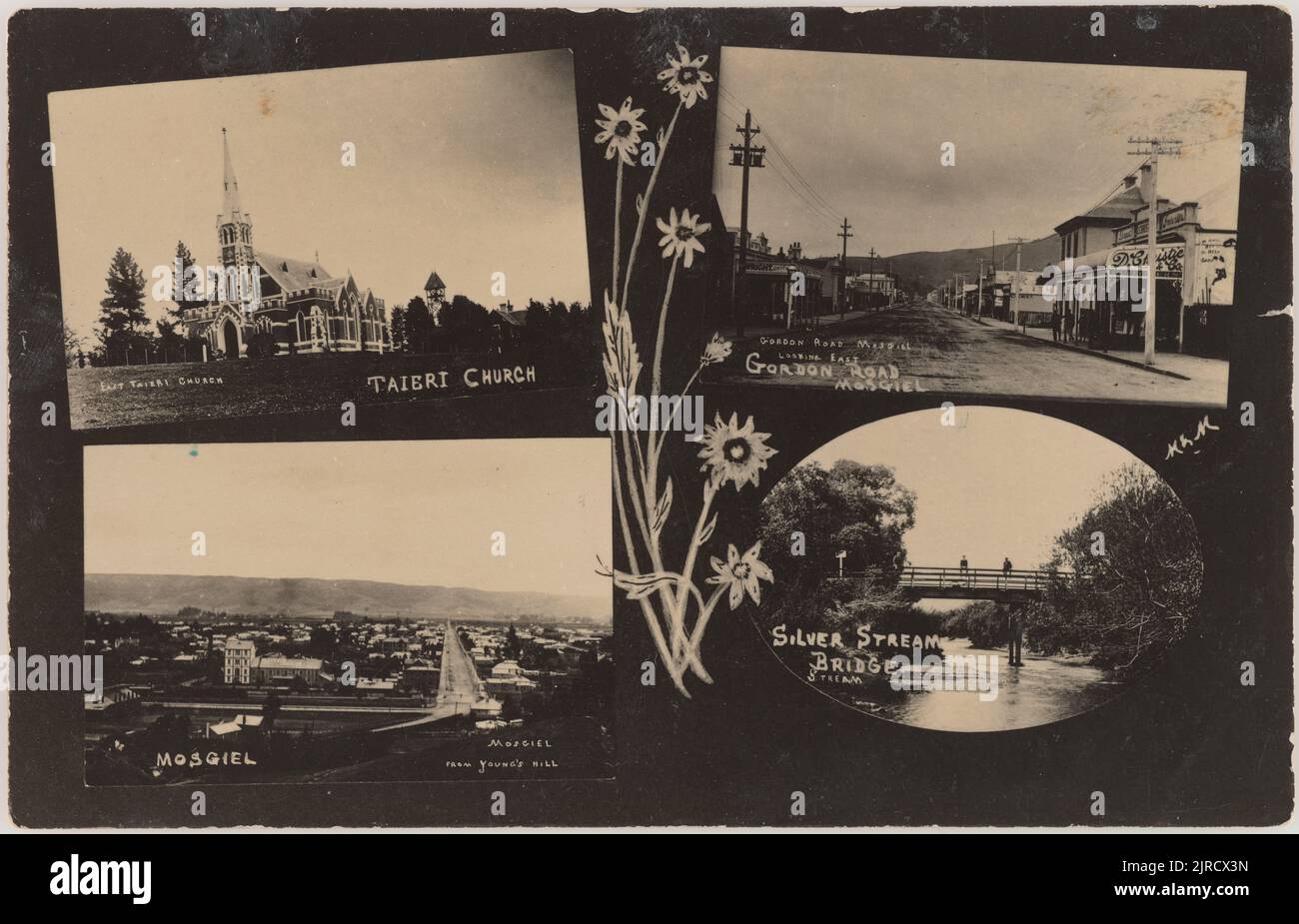 Views of Mosgiel, Taieri Church and Silverstream Bridge, 1904-1912, New ...