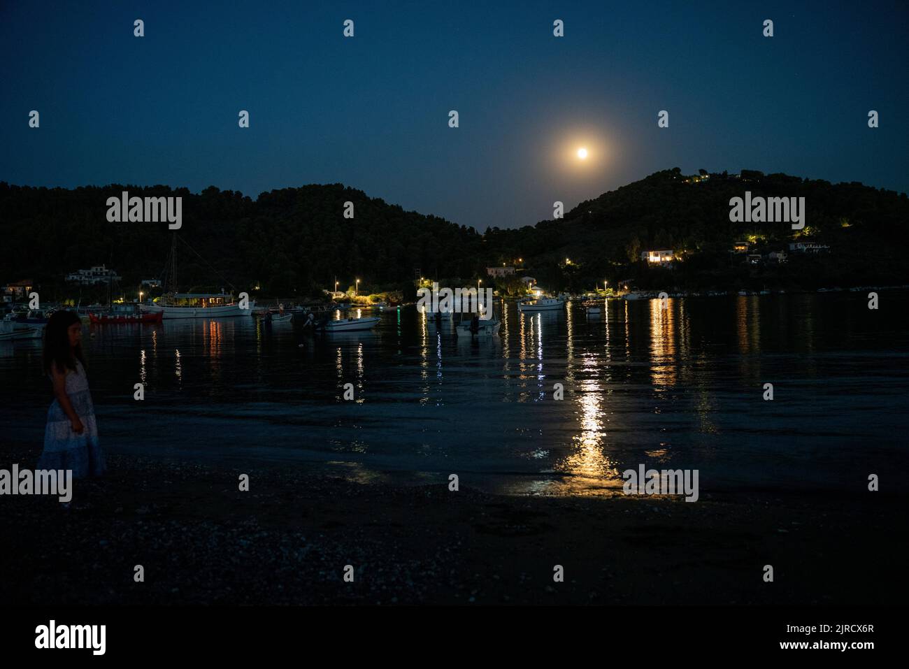 SKIATHOS, GREECE - 08-22-2022 - A small Greek Island in the northwest ...