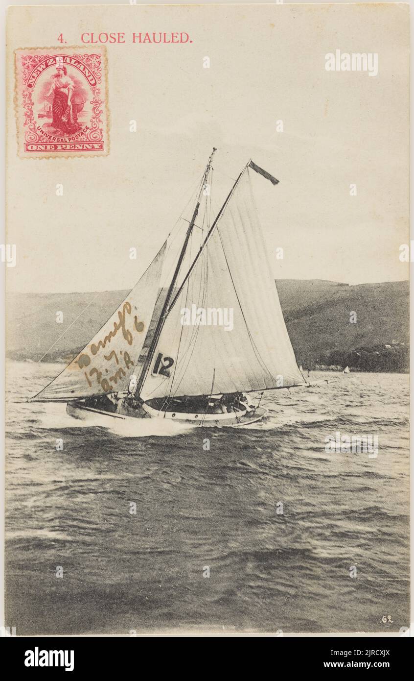 Close Hauled, 1904-1915, Dunedin, by Muir & Moodie Stock Photo - Alamy