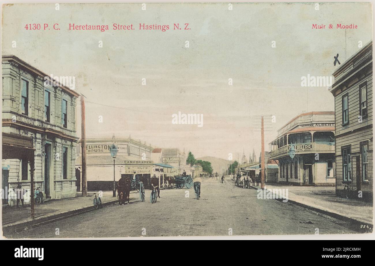 New zealand heretaunga street hi-res stock photography and images - Alamy
