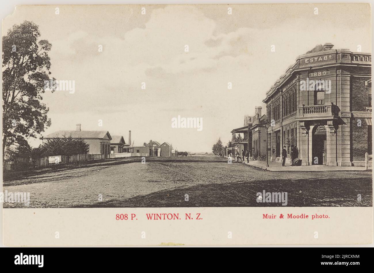 Winton, New Zealand, 1905, Winton, by Muir & Moodie Stock Photo - Alamy