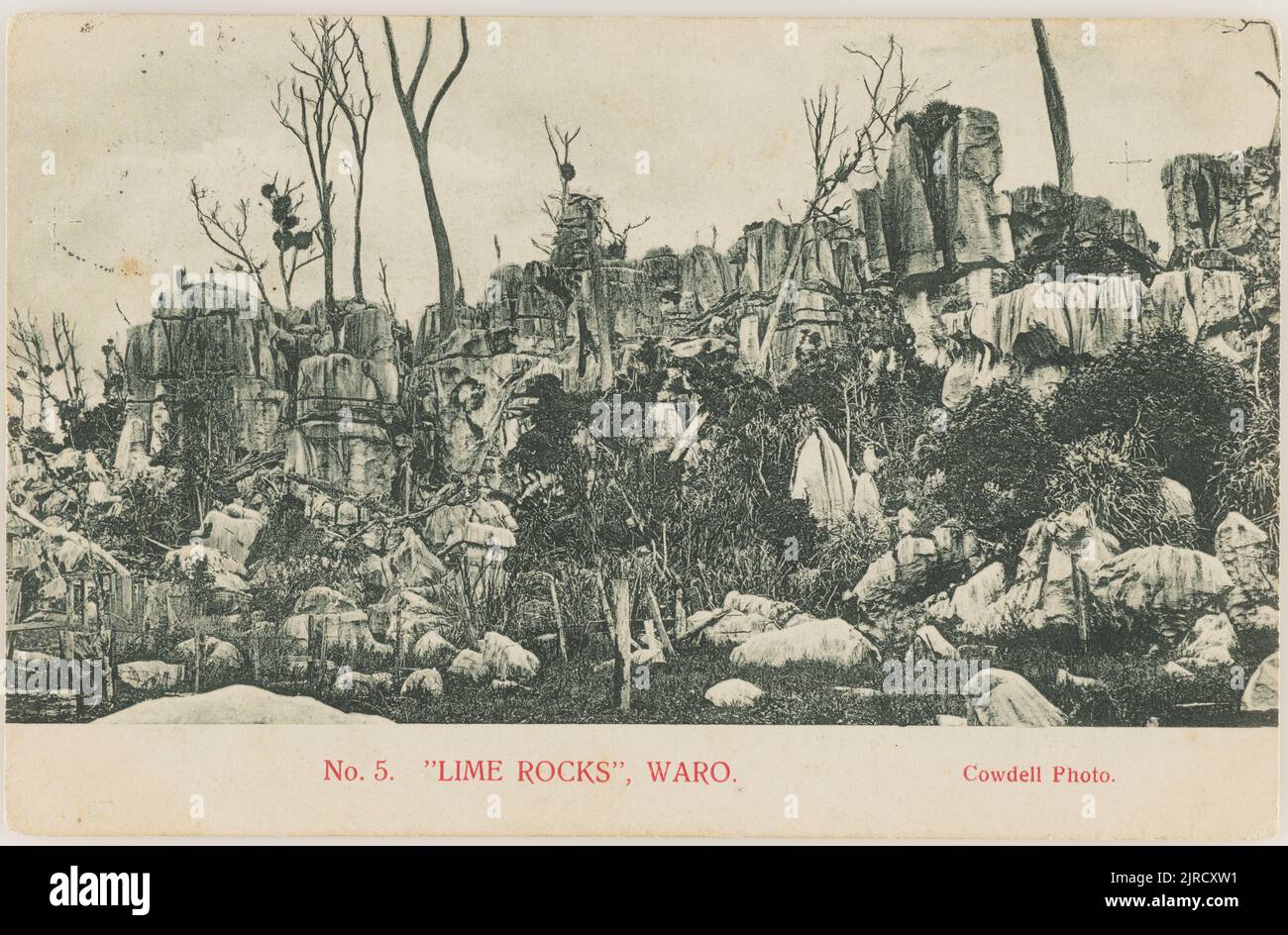 "Lime Rocks", Waro, 1900-1903, Dunedin, by Muir & Moodie, Joseph ...
