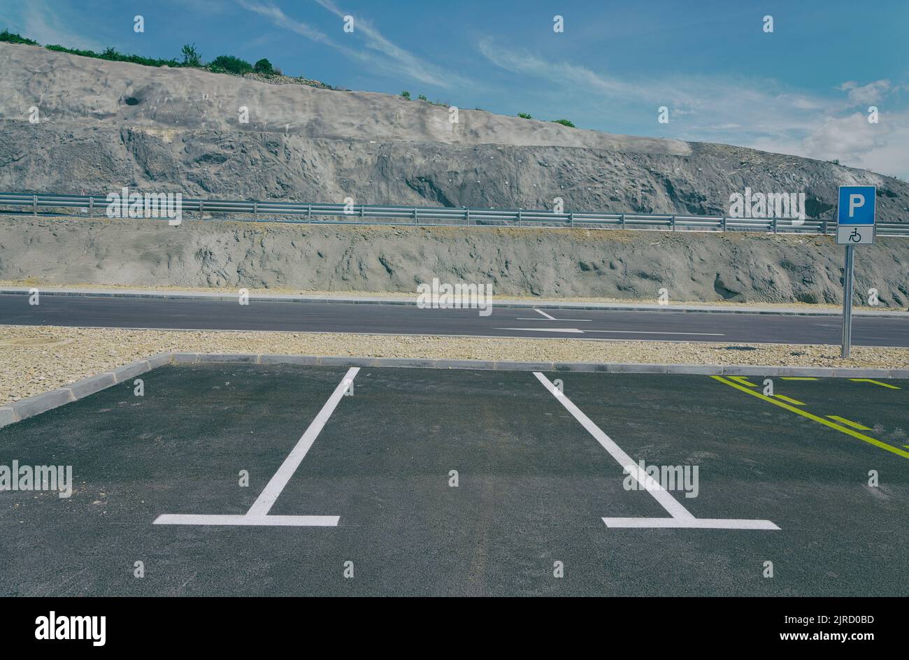 Construction site of an expressway through a rural area Stock Photo - Alamy