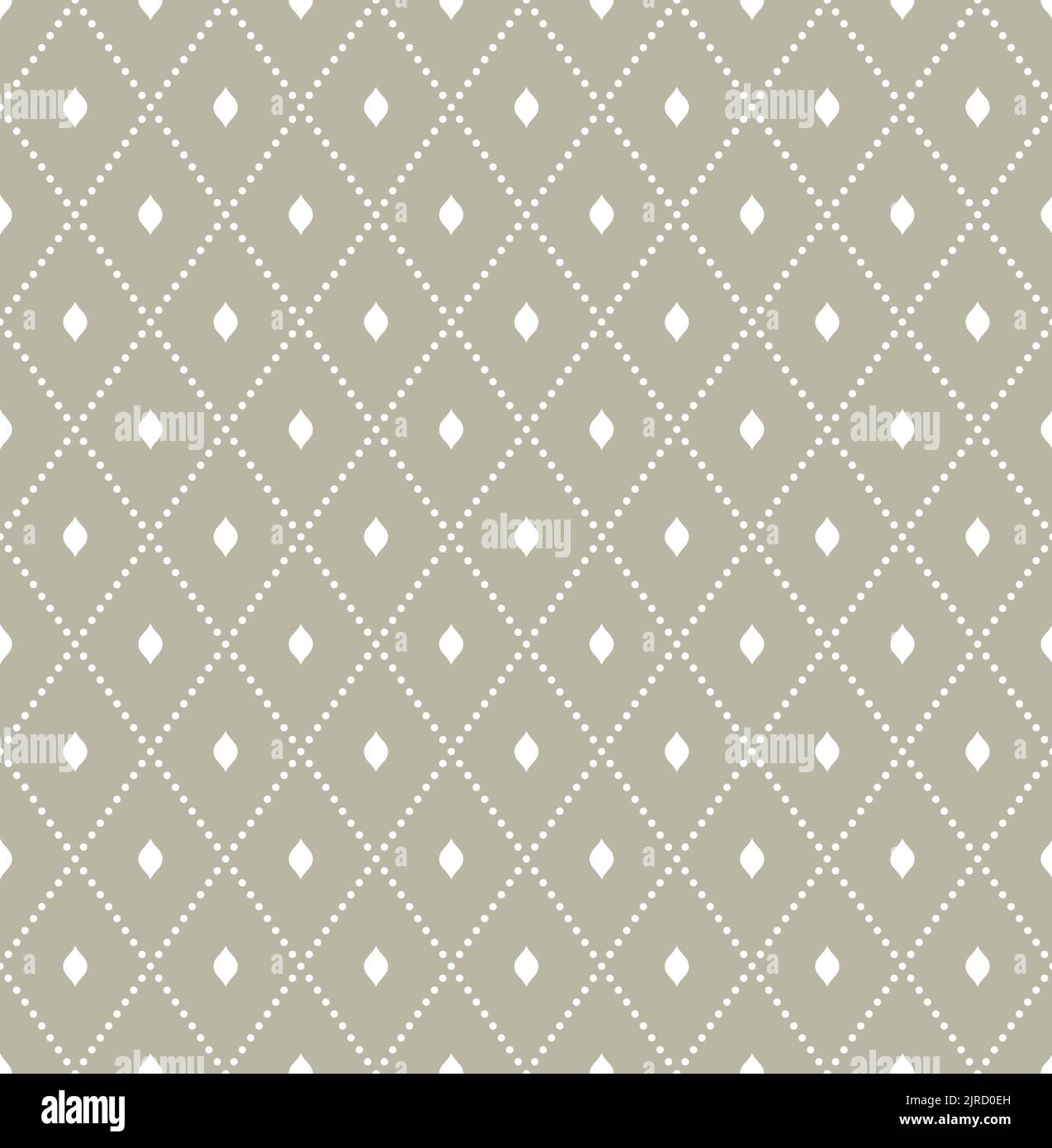 Geometric dotted vector beige and white pattern. Seamless abstract ...