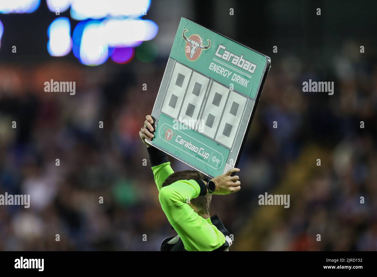 Soccer substitute board hi-res stock photography and images - Alamy