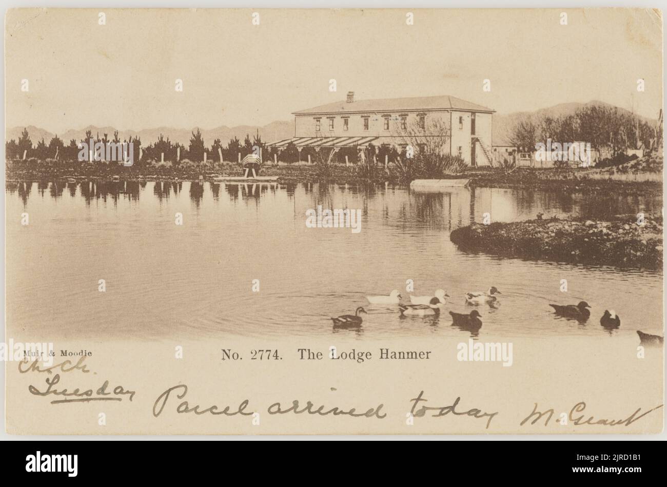 The Lodge, Hanmer, 1904, Dunedin, by Muir & Moodie Stock Photo - Alamy