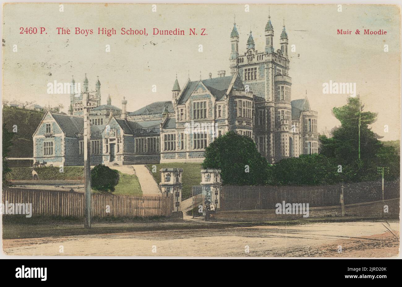 The Boys High School, Dunedin, New Zealand, 1904-1915, Dunedin, by Muir ...