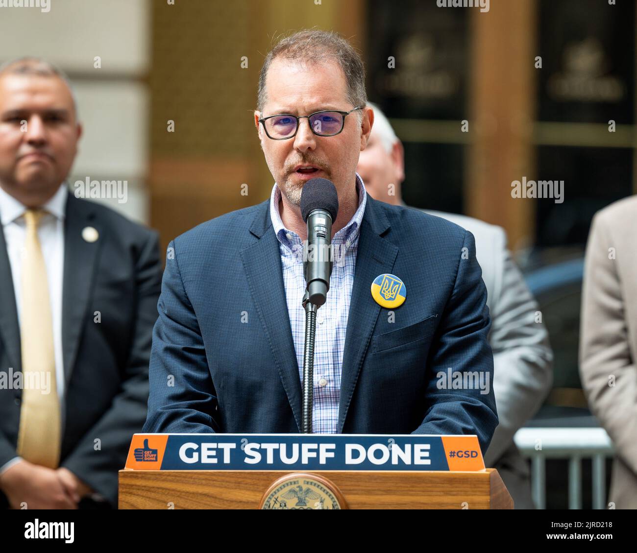 New York, United States. 23rd Aug, 2022. Manhattan Borough President ...