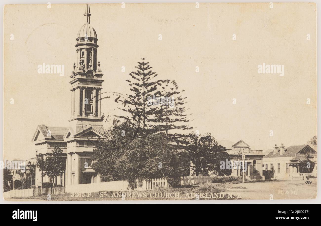 St Andrews Church, Auckland, New Zealand, 1909, Auckland, by Muir ...