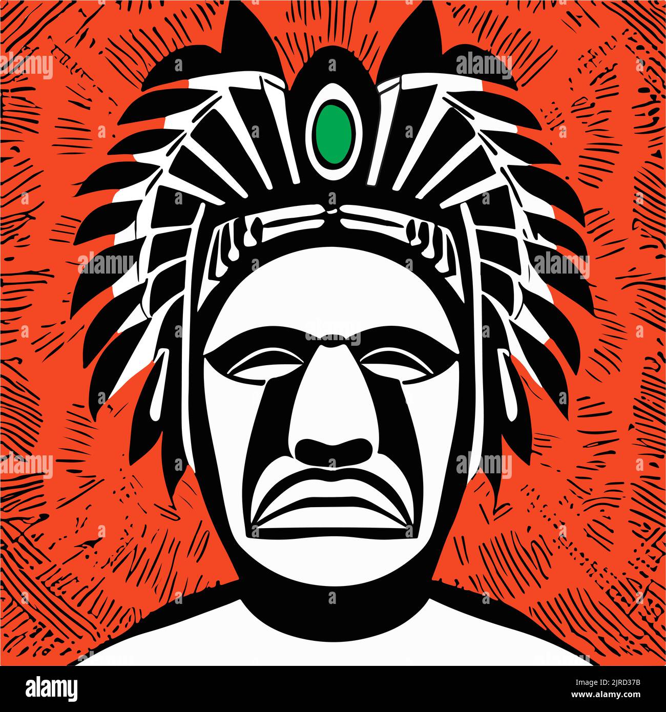 Indian chief tattoo hi-res stock photography and images - Alamy