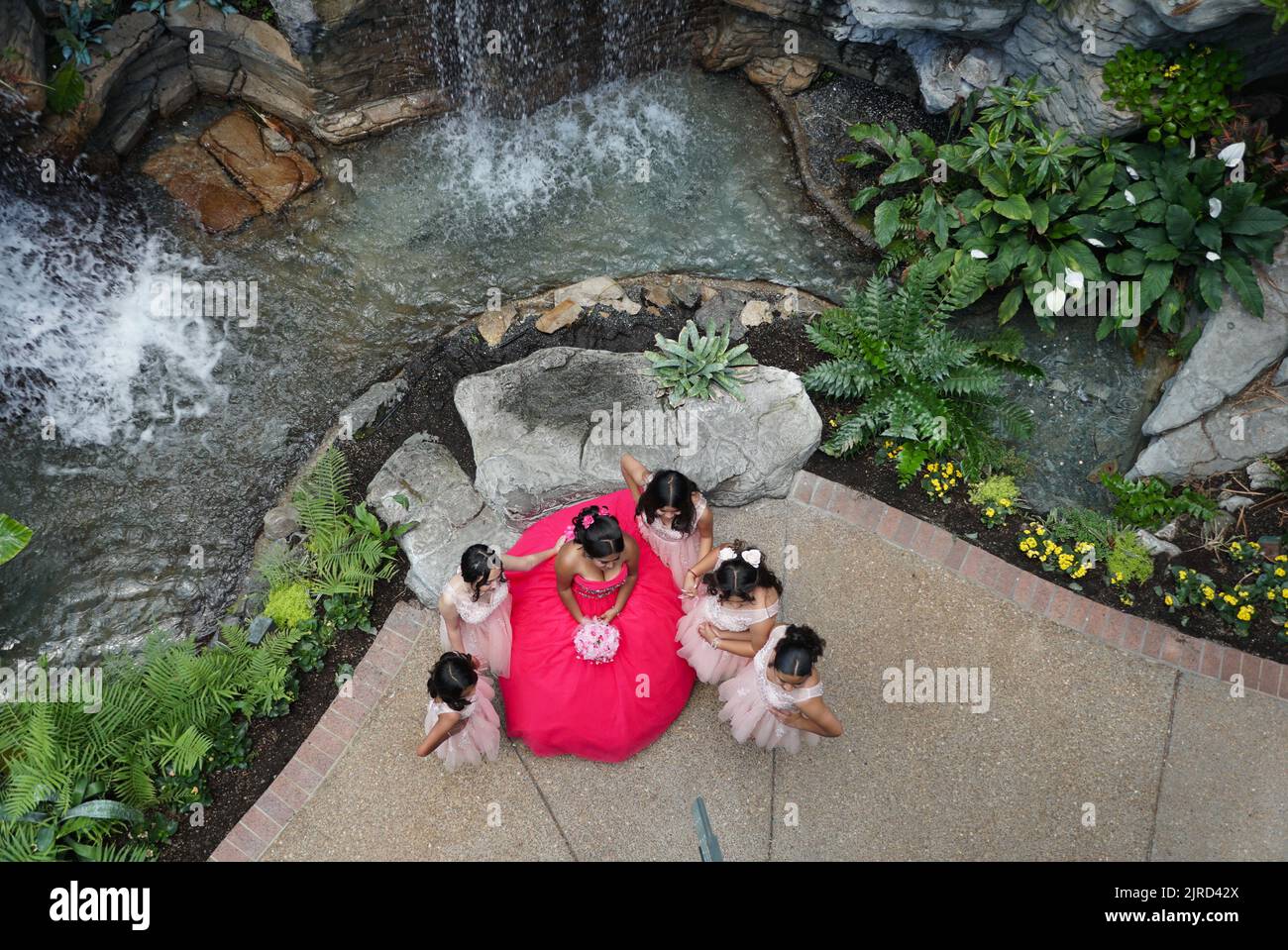 Nashville, Tennessee, U.S.A - June 26, 2022 - The top view of a group ...