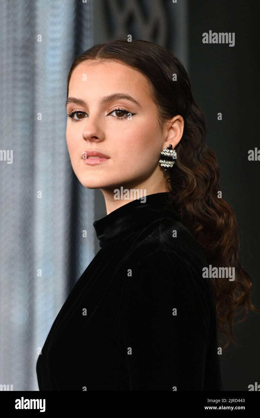 Fina Strazza attends "The Lord Of The Rings: The Rings Of Power" New ...