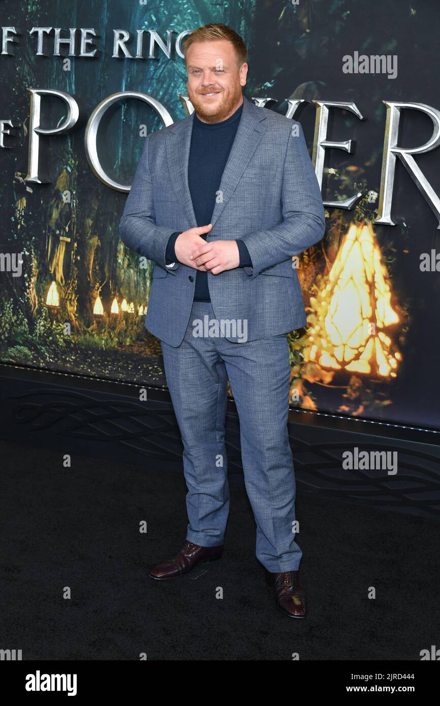 Owain Arthur attends "The Lord Of The Rings: The Rings Of Power" New ...