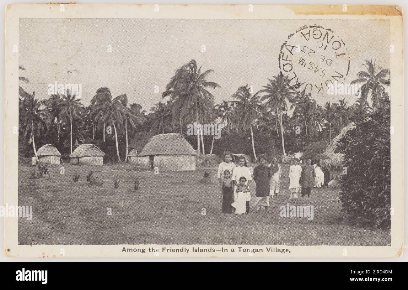 Among the Friendly Islands - In a Tongan Village, circa 1910, Tonga ...