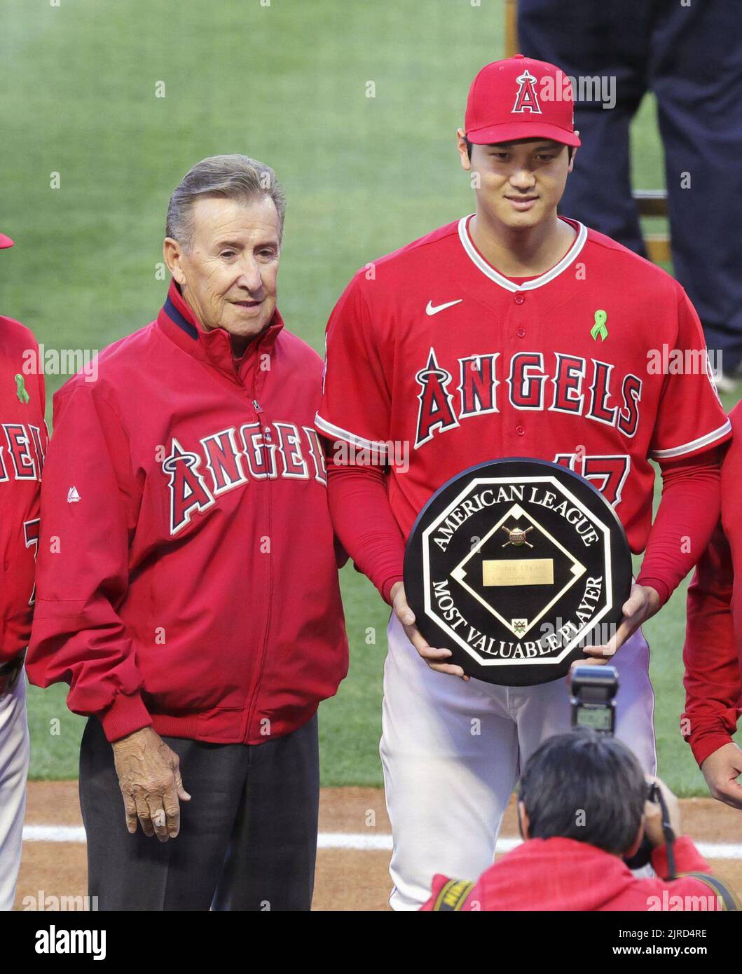 File photo taken May 10, 2022, shows Los Angeles Angels two-way player ...