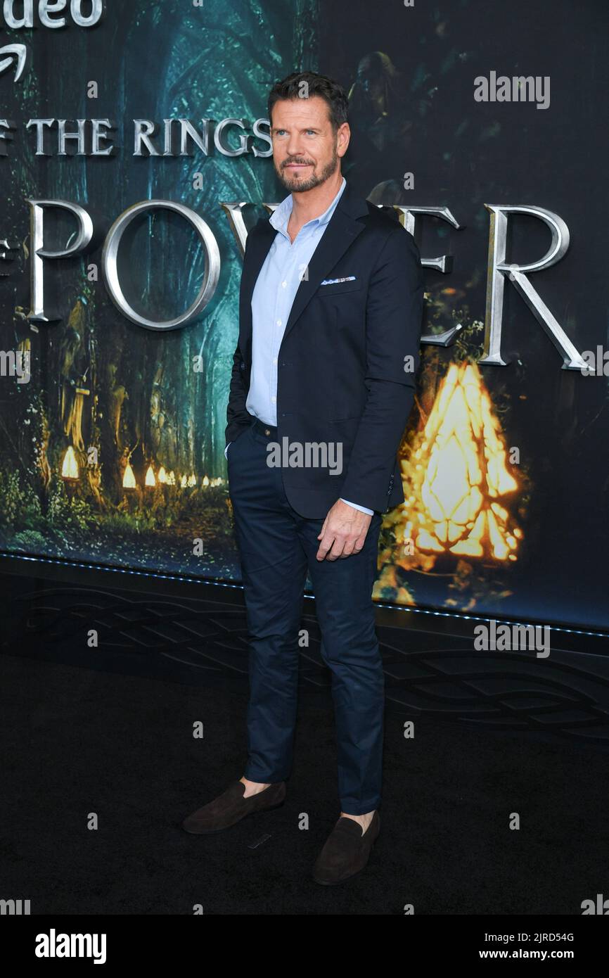 Lloyd Owen attends "The Lord Of The Rings: The Rings Of Power" New York ...