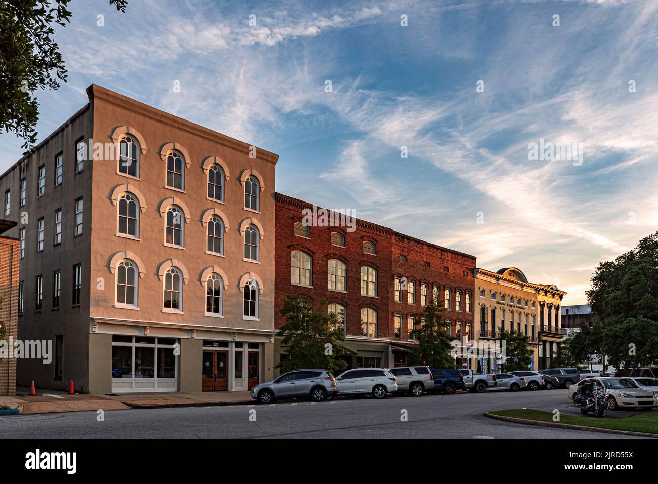 Eufaula, Alabama, USA - August 13, 2022: Cityscape of 19th century ...