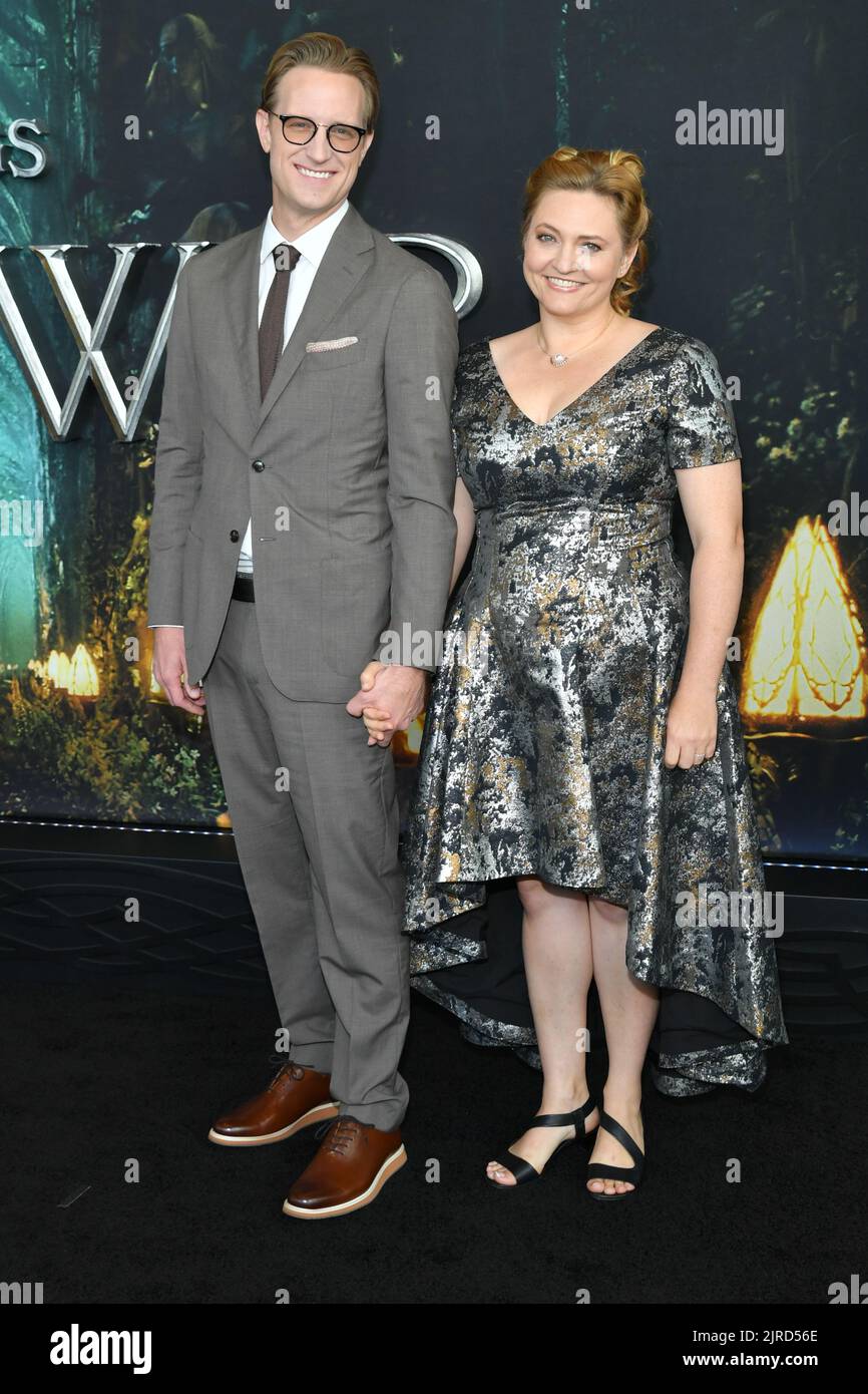J. D. Payne and Rachel Payne attend "The Lord Of The Rings: The Rings ...