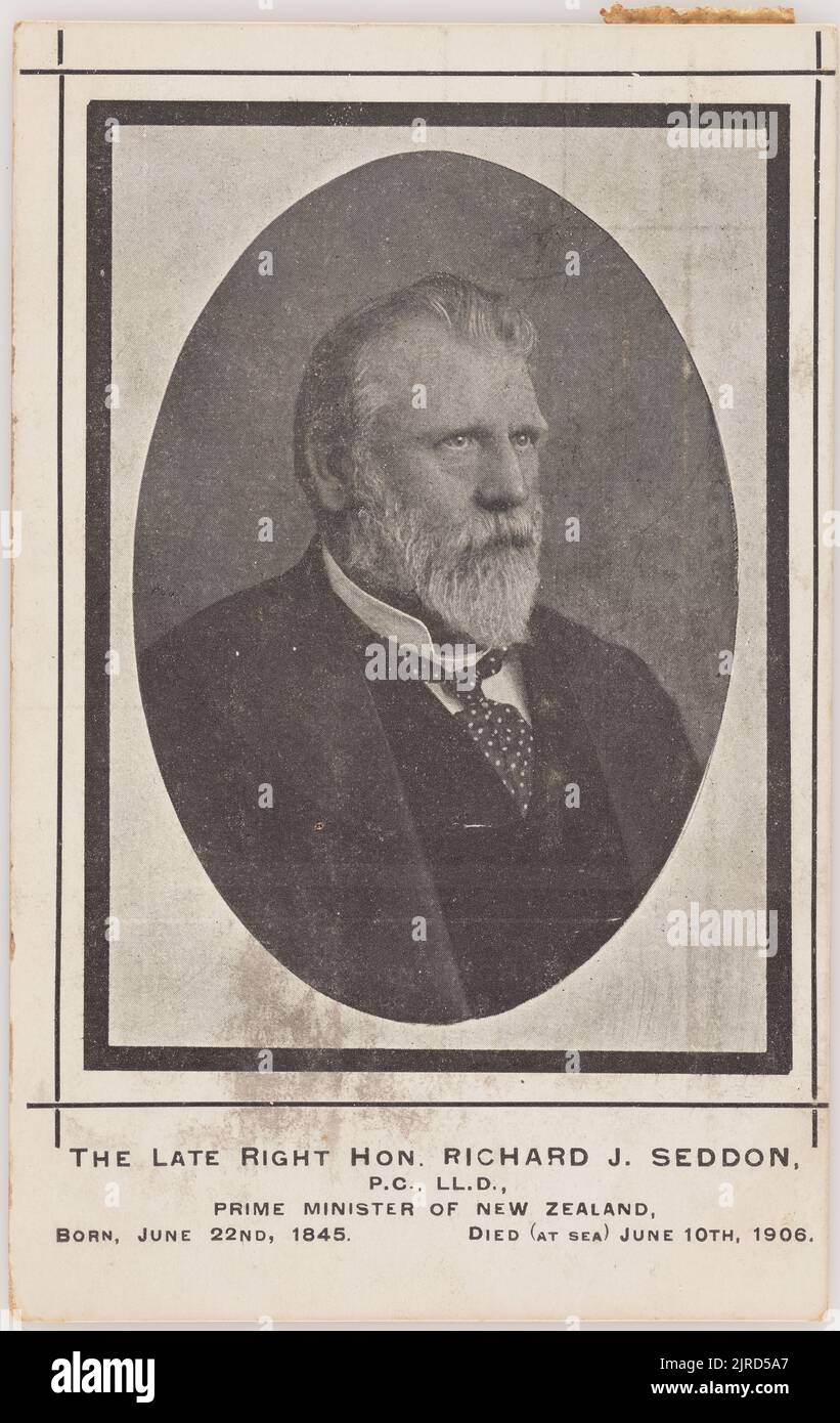 Right hon richard seddon hi-res stock photography and images - Alamy