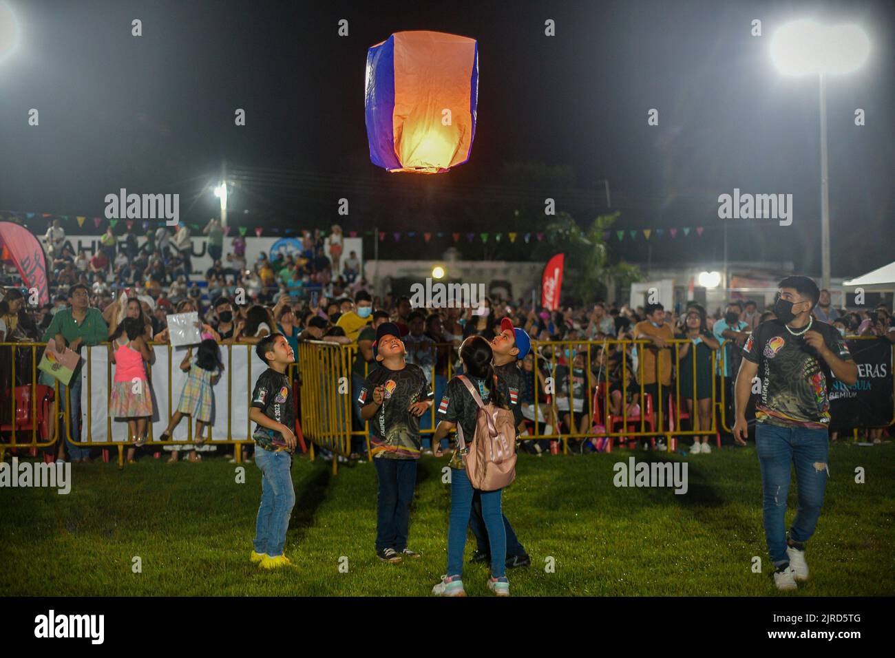 August 20, 2022, Tahmek, Mexico: Persons attend at second edition of ...