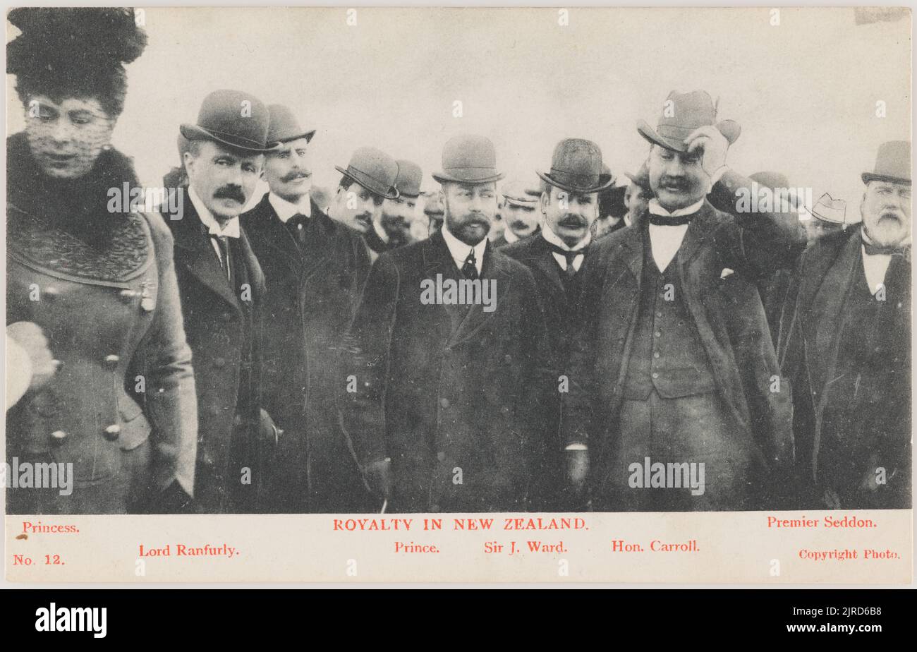Royalty in New Zealand, 1908, Palmerston North, by Enos Silvenus Pegler ...