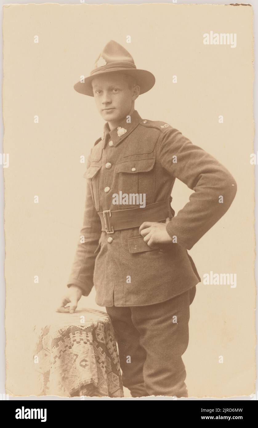 Portrait of Leonard Maxwell Morrison, March 1919, Germany, by Samson ...