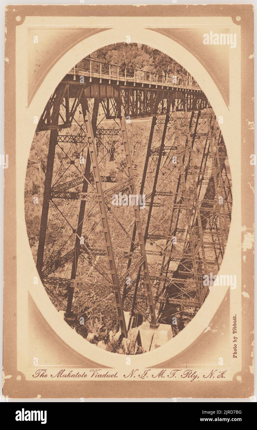 The Makatote Viaduct, New Zealand, by Walter Francis Tibbutt, Fergusson ...