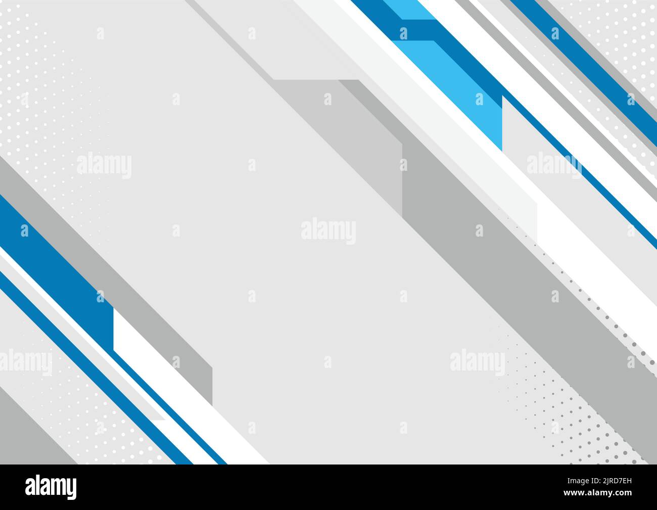 Blue and grey geometric minimal tech background. Vector design Stock ...
