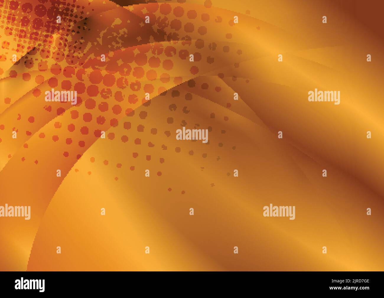 Bright bronze color abstract grunge waves background. Vector design ...