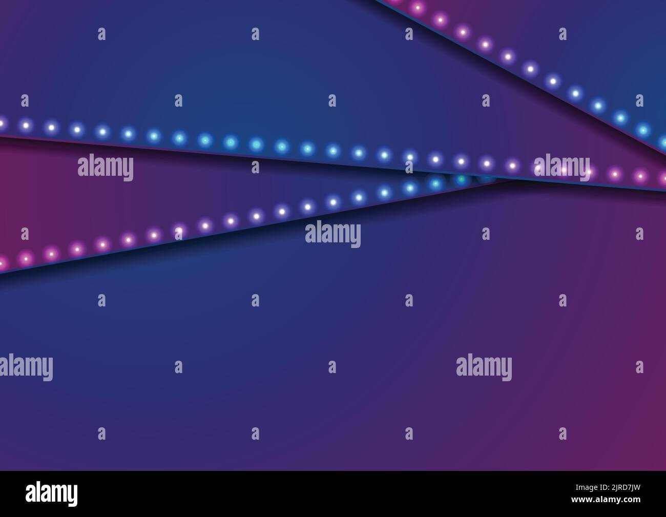 Neon led lights blue violet abstract corporate background. Vector ...