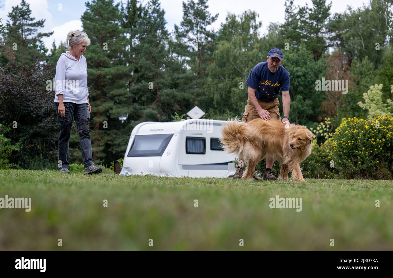 Waldcampingplatz hi-res stock photography and images - Alamy
