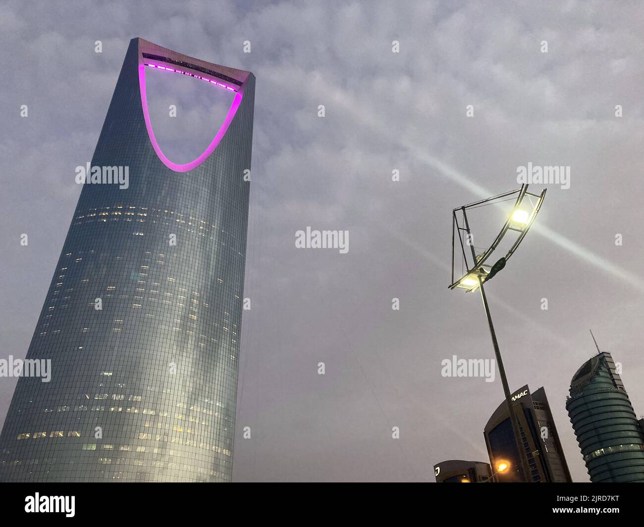 Riad, Saudi Arabia. 18th July, 2022. The Kingdom Centre skyscraper at ...