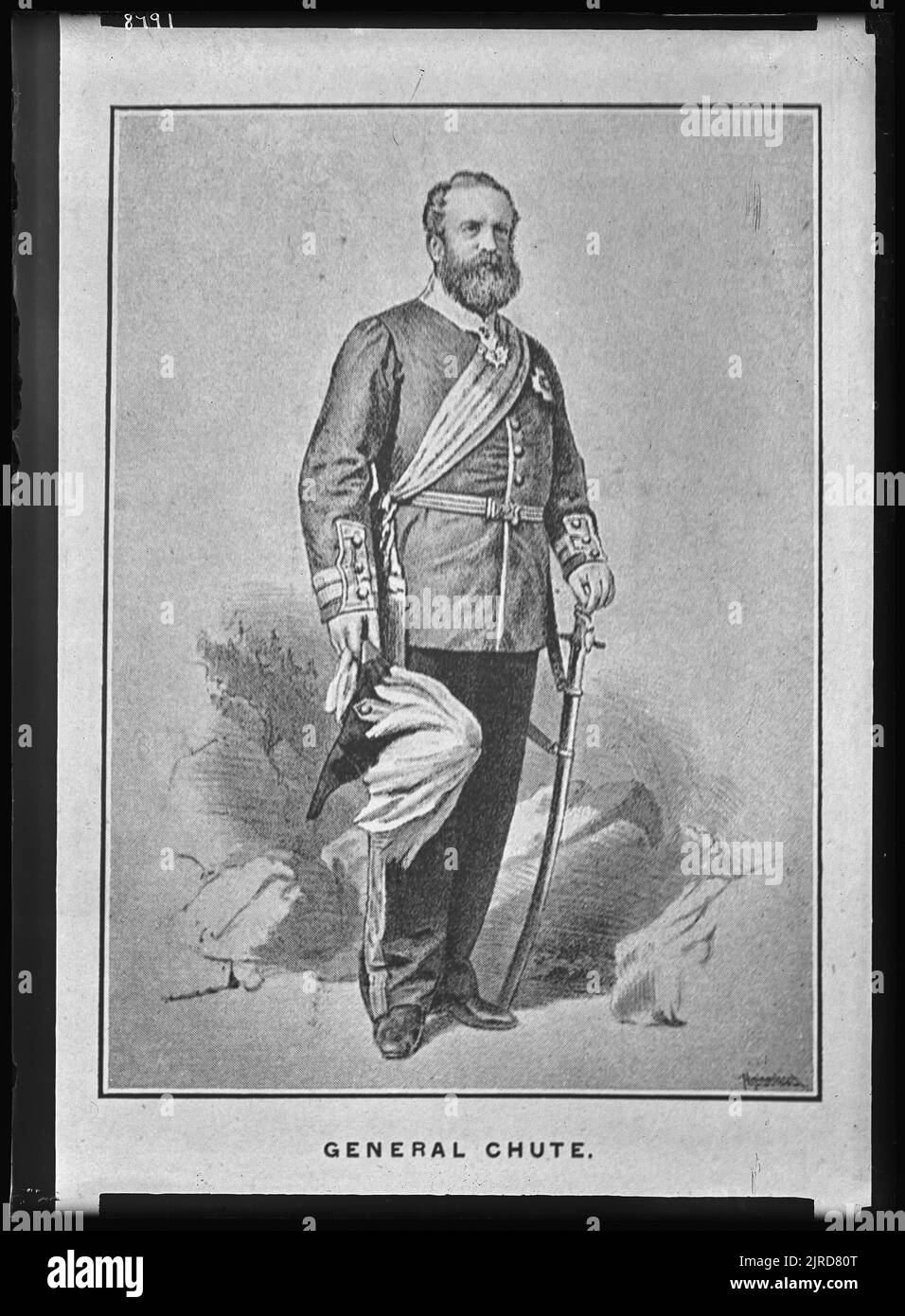 Portrait of General Chute, Circa 1895, by William Francis Gordon Stock ...