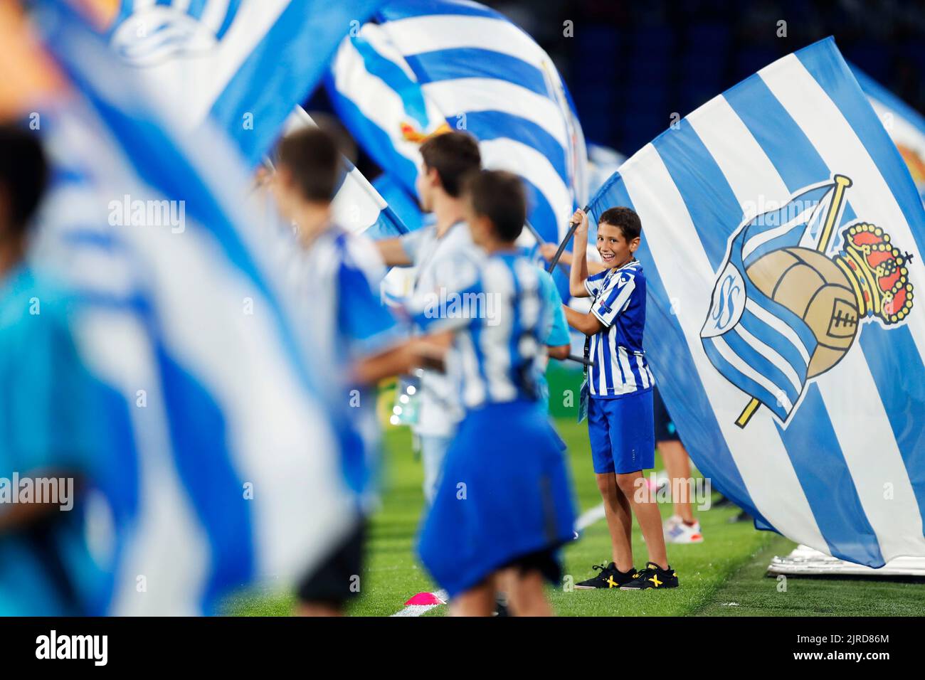 Real sociedad reale arena fans hi-res stock photography and images - Alamy